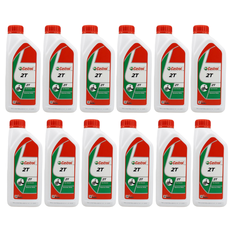 Castrol 2t 2 Zamanlı Motor Yağ 1lt - 12 Adet - 3,000.00 TL